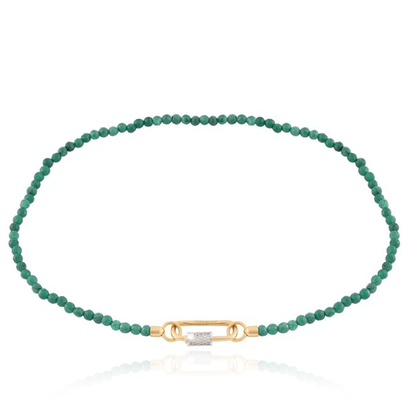 Rebecca Yellow Gold Plated Bead Necklace – Callaghan Jewellers