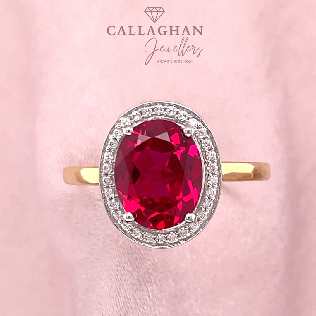 9ct Yellow Gold and Ruby Dress Ring – Callaghan Jewellers